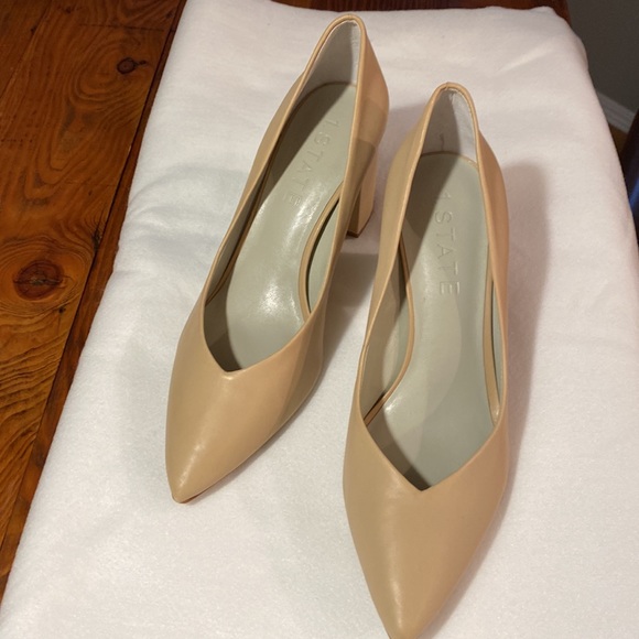 1. State | Shoes | State Saffy Block Heel Leather Pumps Worn Once ...